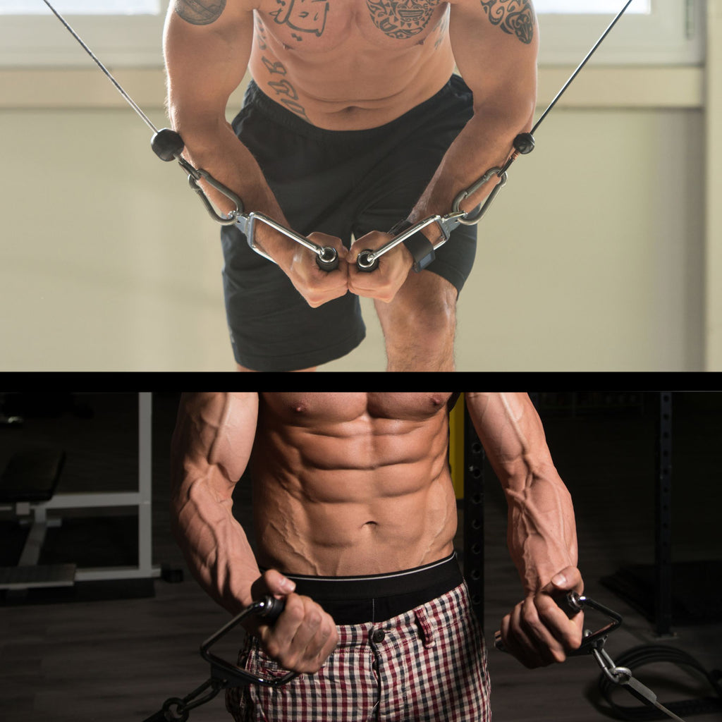 Par Puxador Estribo Cross Over Emborrachado – D1Fitness